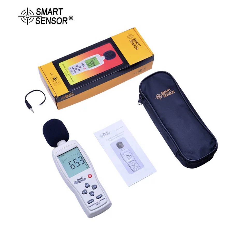 SMART SENSOR AS824 Noise Level Meterเดซิเบล 30 13035 130dBC เสียง ...
