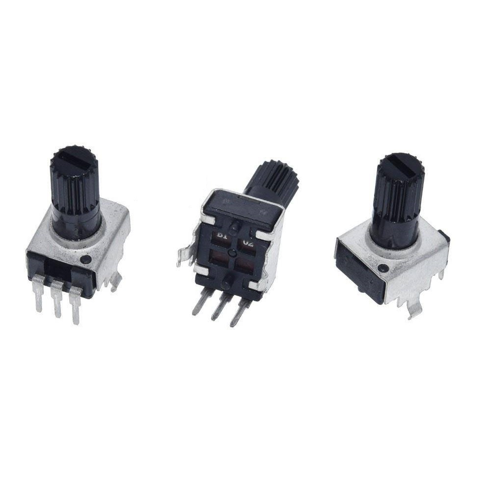 โพเทนชิโอมิเตอร์ Potentiometer วอลลุ่ม VR ปรับค่า RV09 Vertical 3 ขา ...