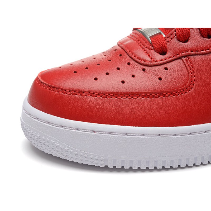 ใหม่ SUPREME AF1 HI American Red Street แบรนด์ SUPREME และ NIKE ผู้ชาย ...