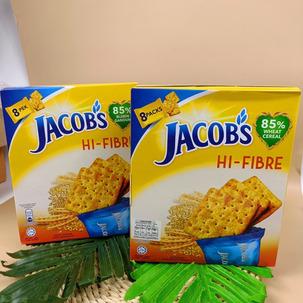 จาคอบส์ ไฟเบอร์ บิสกิต Jacobs Hi - Fibre 210g - nophawin19 - ThaiPick