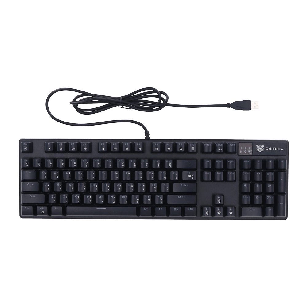 Onikuma Gaming Keyboard Majin Mechanical Black คีย์บอร์ดเกมมิ่ง by ...
