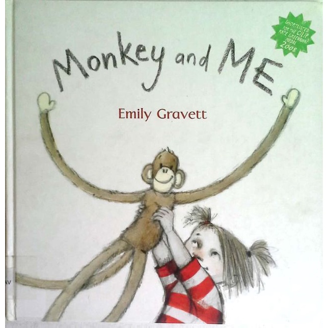 1 Monkey and ME by Emily Gravett หนังสือมือสอง ปกแข็ง นิทาน ...