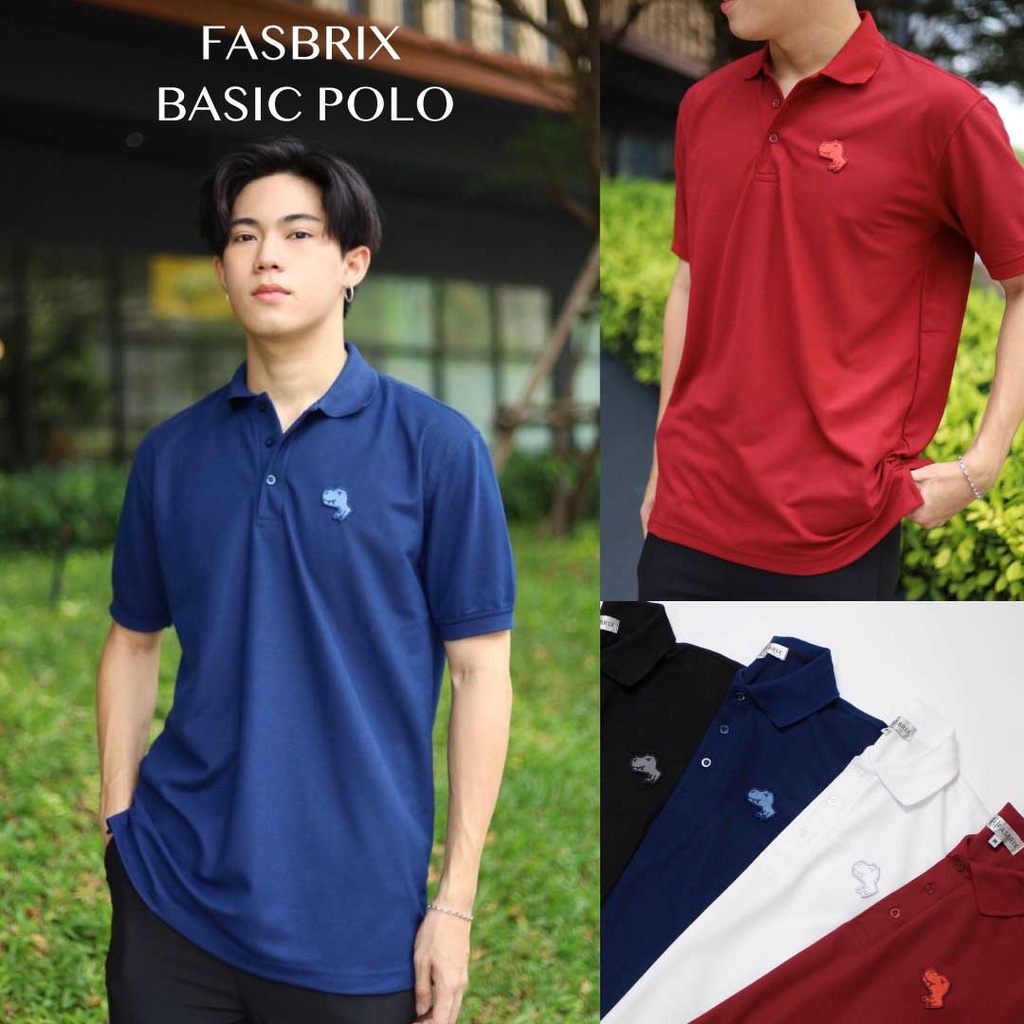 Cheval Polo body fit basic เสื้อโปโล ทรงพอดีตัว Basic (Slim Fit) ดีไซน์เรียบง่าย สวมใส่ได้ทุก ...