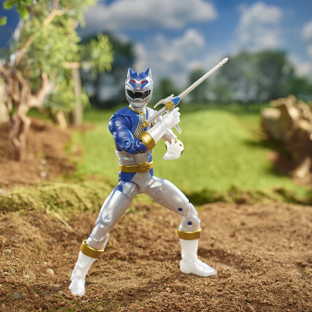 Hasbro Power Rangers Lightning Collection Wild Force Lunar Wolf Ranger ...
