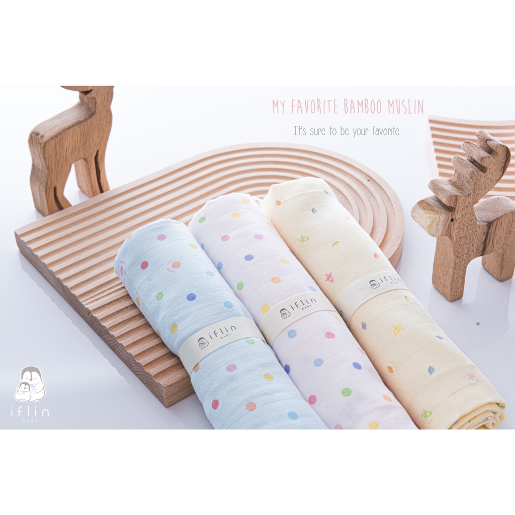 Iflin Baby - My Favorite Bamboo Muslin ผ้าอ้อมใยไผ่ - ผ้าอ้อมเด็ก ...