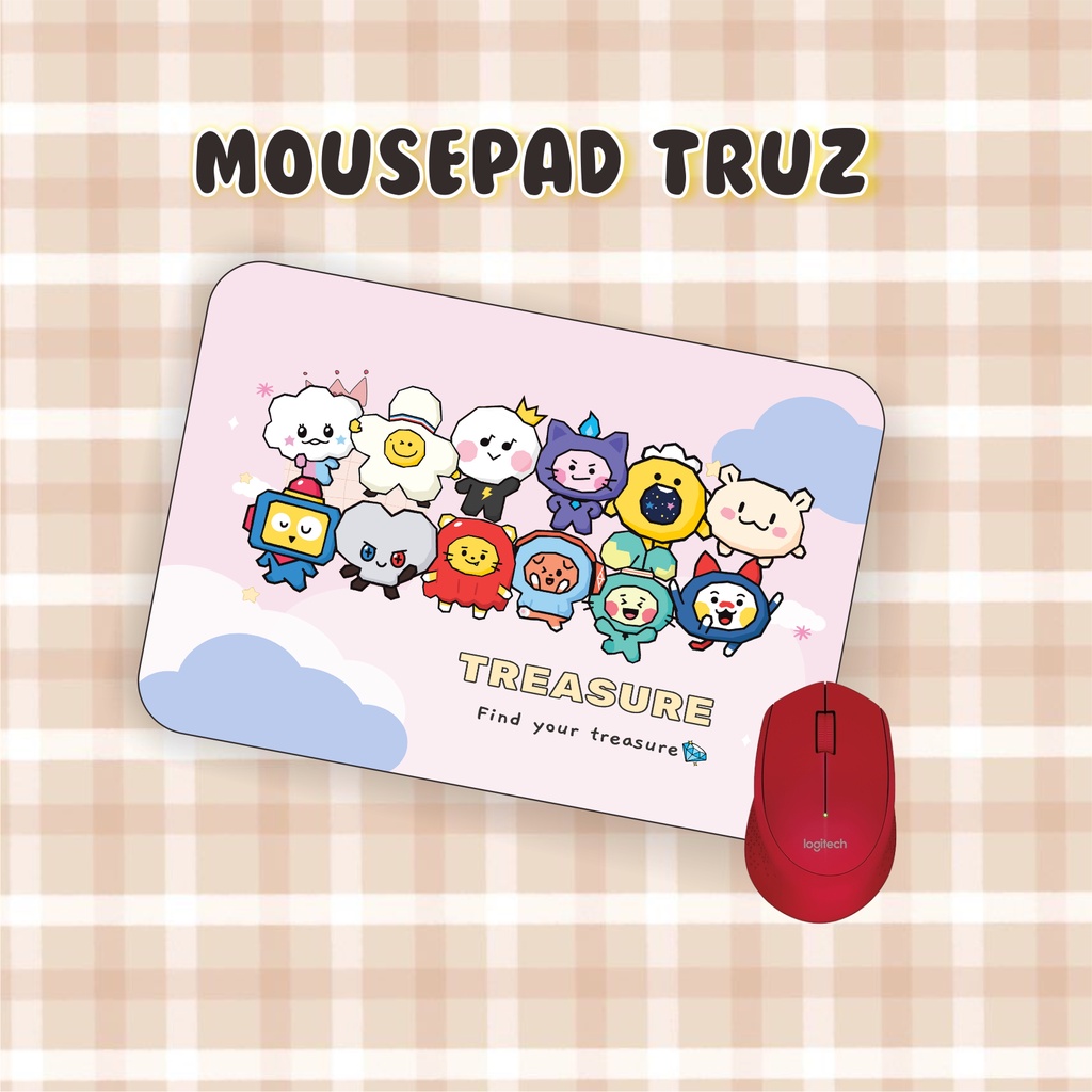 แผ่นรองเมาส์ ลาย Treasure truz || แผ่นรองเมาส์ ลายศิลปินเกาหลี | Shopee Thailand