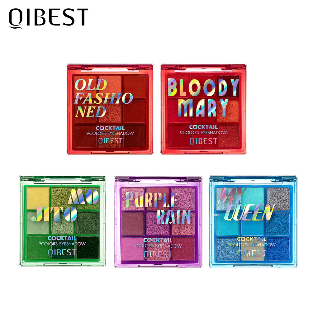 BEAUTY GLAZED NEON Eyeshadow Palette Holographic Shiny Matte Glitter ...