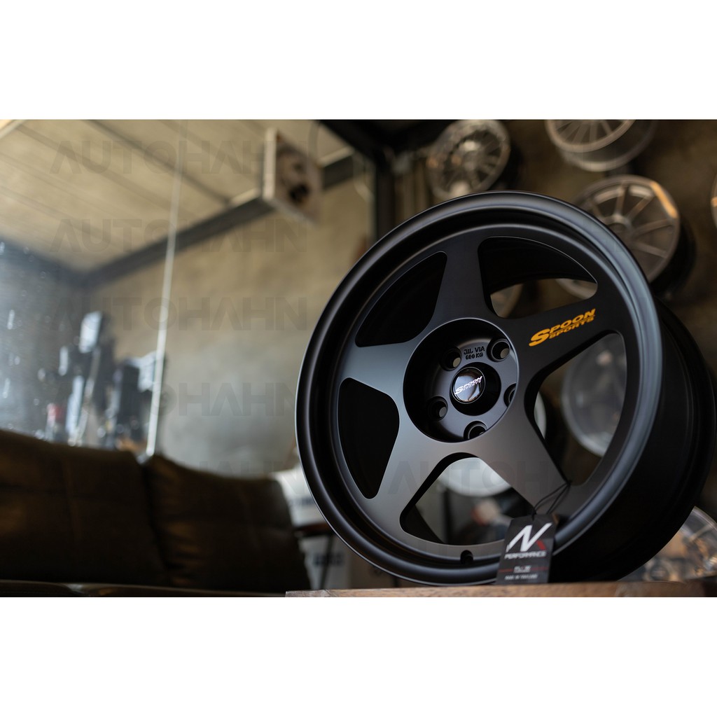 ล้อ NK performance ขอบ 17 รีดเบา Flow Forming ลาย Spoon 388 พร้อมฝา ...
