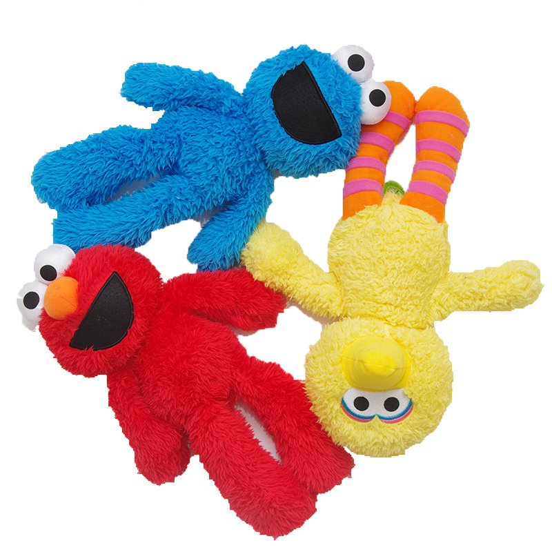 Sesame Street Hand Puppet Plush Toys Elmo Cookie Stuffed Dolls Monster ...