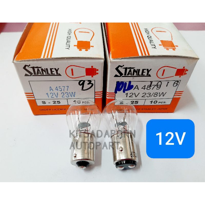 ราคาต่อดวง!! หลอดไฟท้าย/หลอดไฟเบรค STANLEY แบบหลอดเขี้ยว ขนาดใหญ่, 12V ...