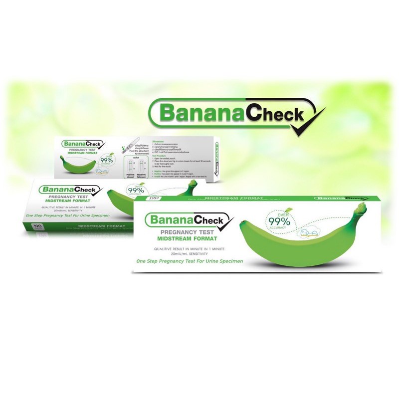 ที่ตรวจครรภ์ แบบปากกา Banana check ที่ตรวจตั้งครรภ์ ชุดทดสอบการ ...