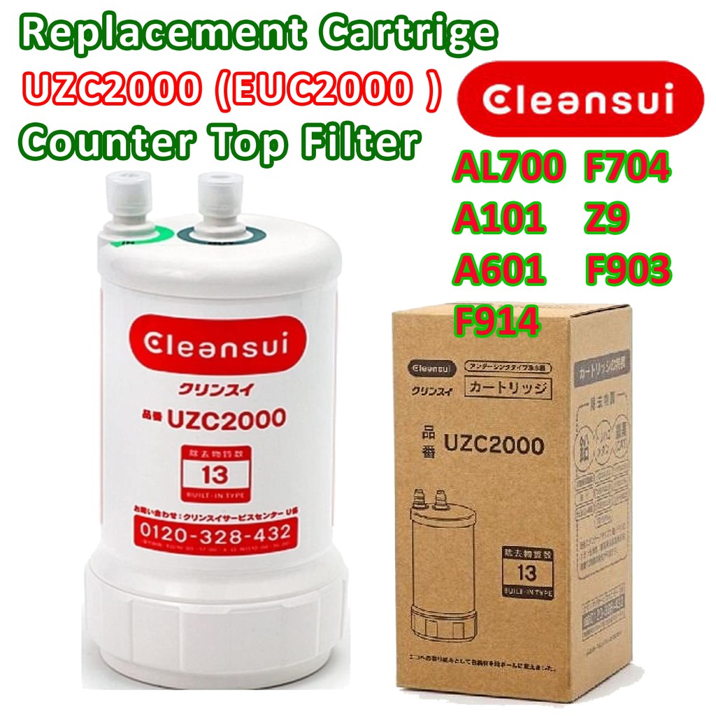 ไส้กรองน้ำ Mitsubishi Cleansui รุ่น EUC2000 UZC2000 สำหรับเครื่องรุ่น AL700 A101 A601 F704 F903 ...