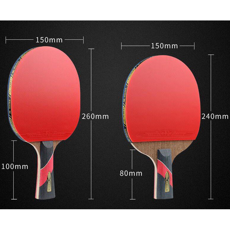 g9Ai Huieson 6 Star Table Tennis Racket Carbon Fiber Blade Sticky ...