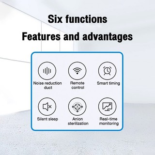 Air purifier Purify air treatment dust smoke HEPA filter formaldehyde ...