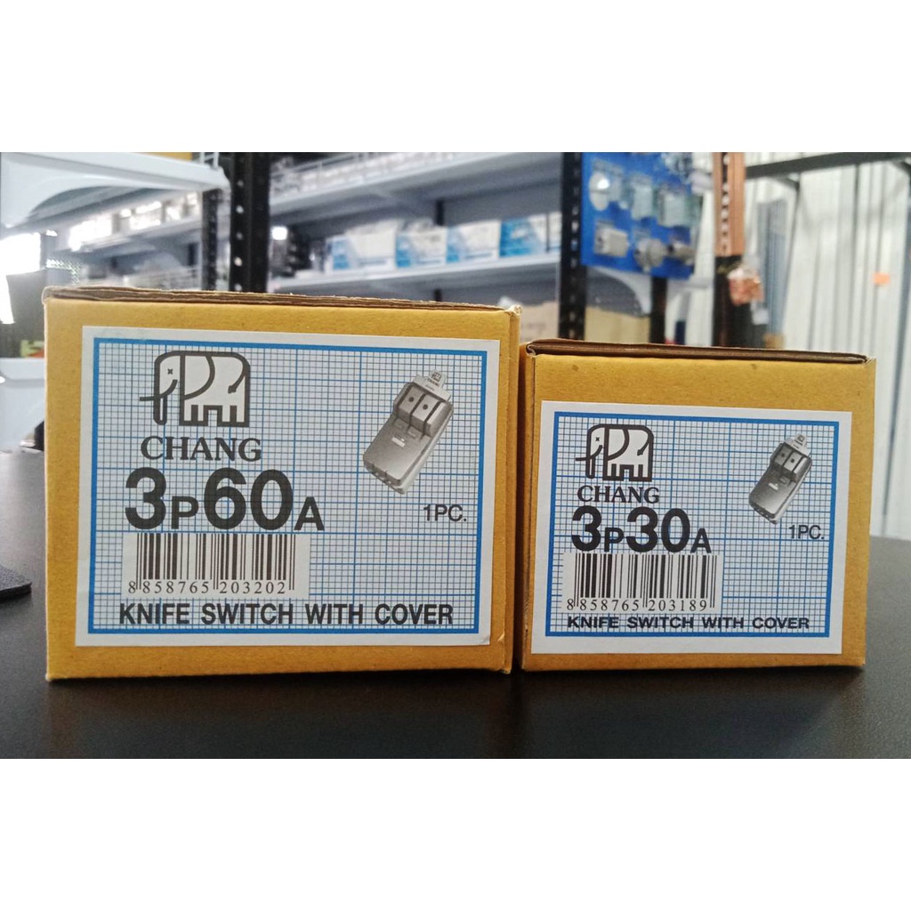 คัตเอาท์ สะพานไฟ 3P30A,3P60A ตราช้างของแท้ | Shopee Thailand