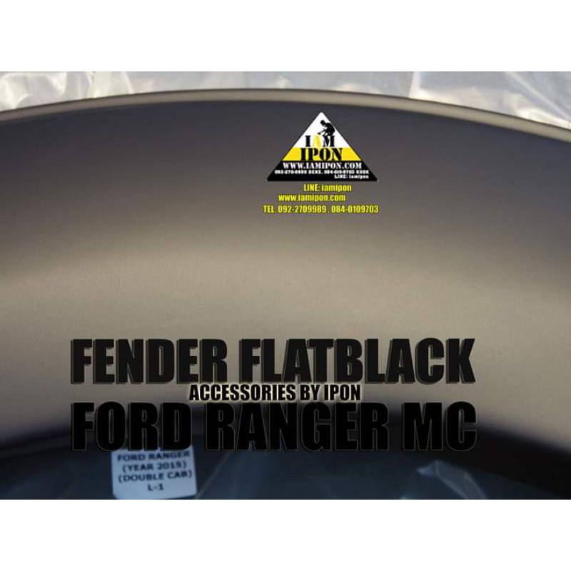 โละสตอคคิ้วโปร่งล้อ FORD MC 2015-18 2700 บาท 6 เรียบ 4 ประตู ดำด้าน ...