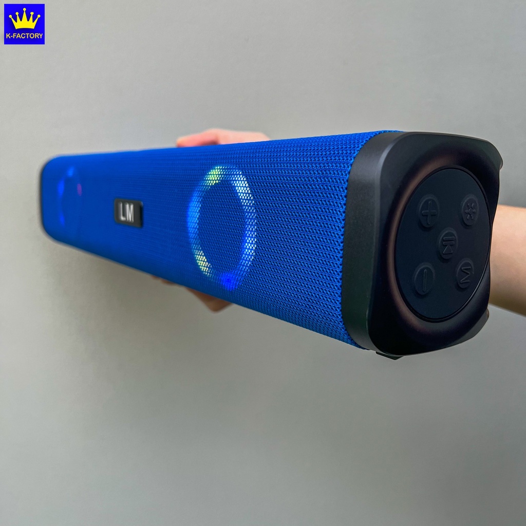 ลำโพงบลูทูธ รุ่น LM-891 มี 3 สีให้เลือก ดำแดงน้ำเงิน ไฟ LED สามารถปิด ...