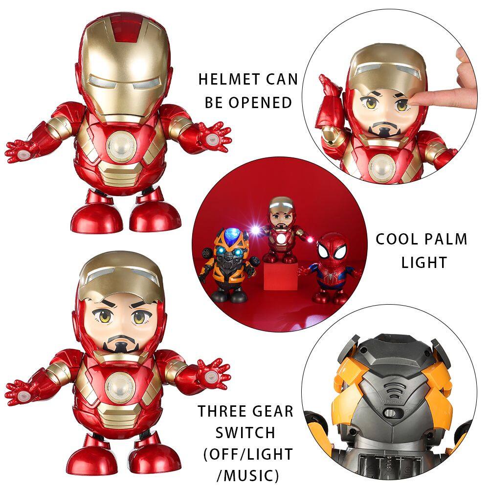 ของเล่น หุ่นยนต์ Dancing Robot ของเล่นเดินอิเล็กทรอนิกส์พร้อมดนตรีและไฟ ...