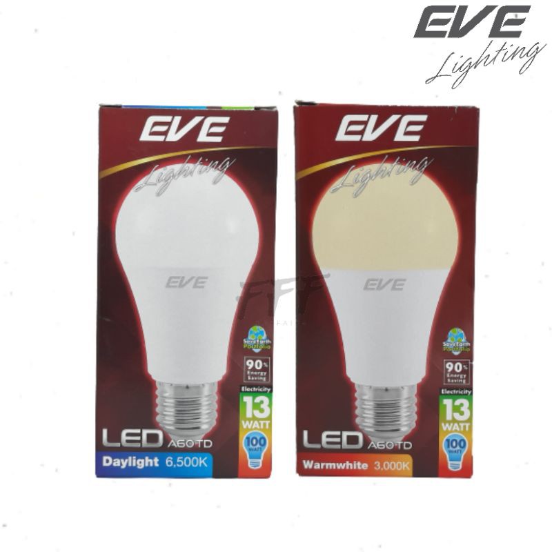 EVE หลอด LED E27 รุ่น A60 TD 5W 7W 9W 11W 13W ยี่ห้อ EVE - forfaifa - ThaiPick