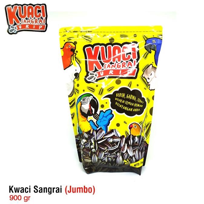 Kuaci Sangrai Urip 900 กรัม JUMBO Kwaci พรีเมี่ยม นกแก้ว นกกระบองเพชร ...