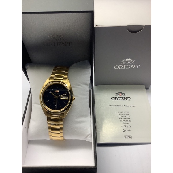 orient auto ทองip gold เครื่องรุ่นใหม่ three star ญี่ปุ่นแท้ ใหม่แท้มี ...