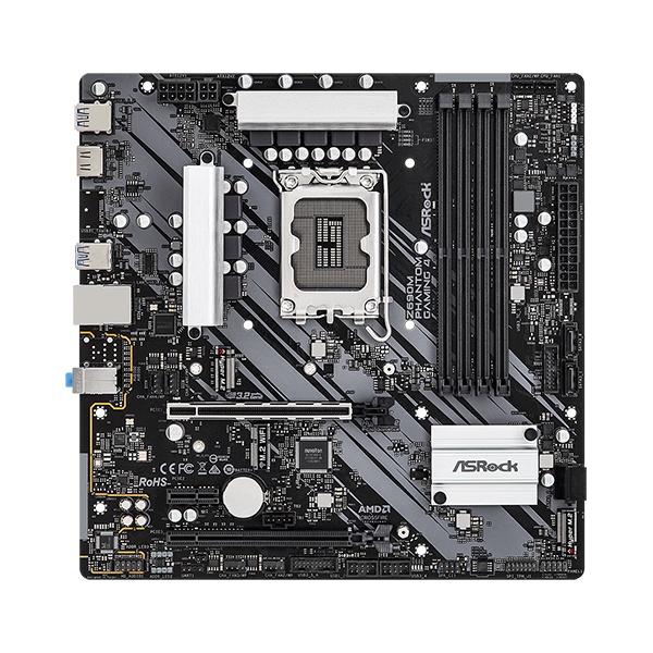 ASROCK Z690M-PHANTOM-GAMING4 LGA1700 DDR4 AMD CrossFire (Warranty 3Y ...