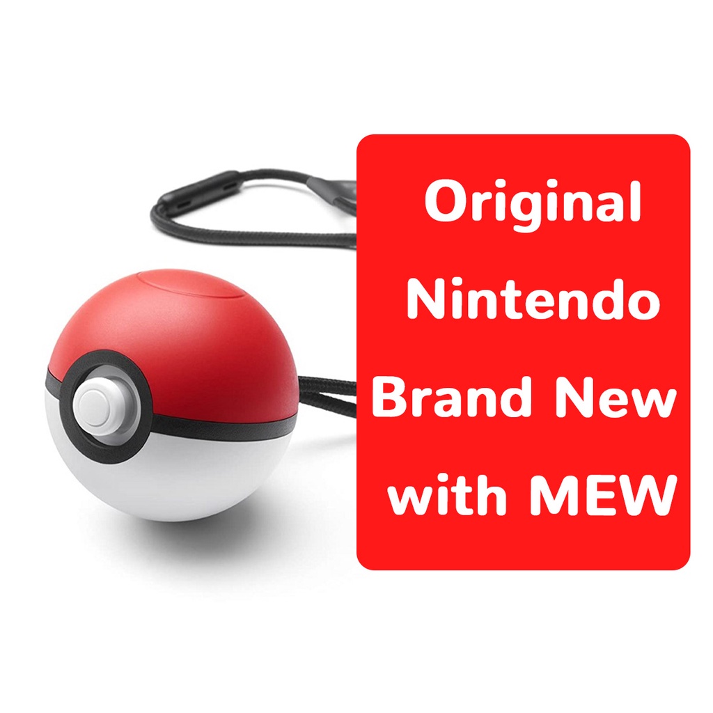 Nintendo Switch Pokeball Plus with Mew - Nsw Pokemon Poke Ball | Shopee ...