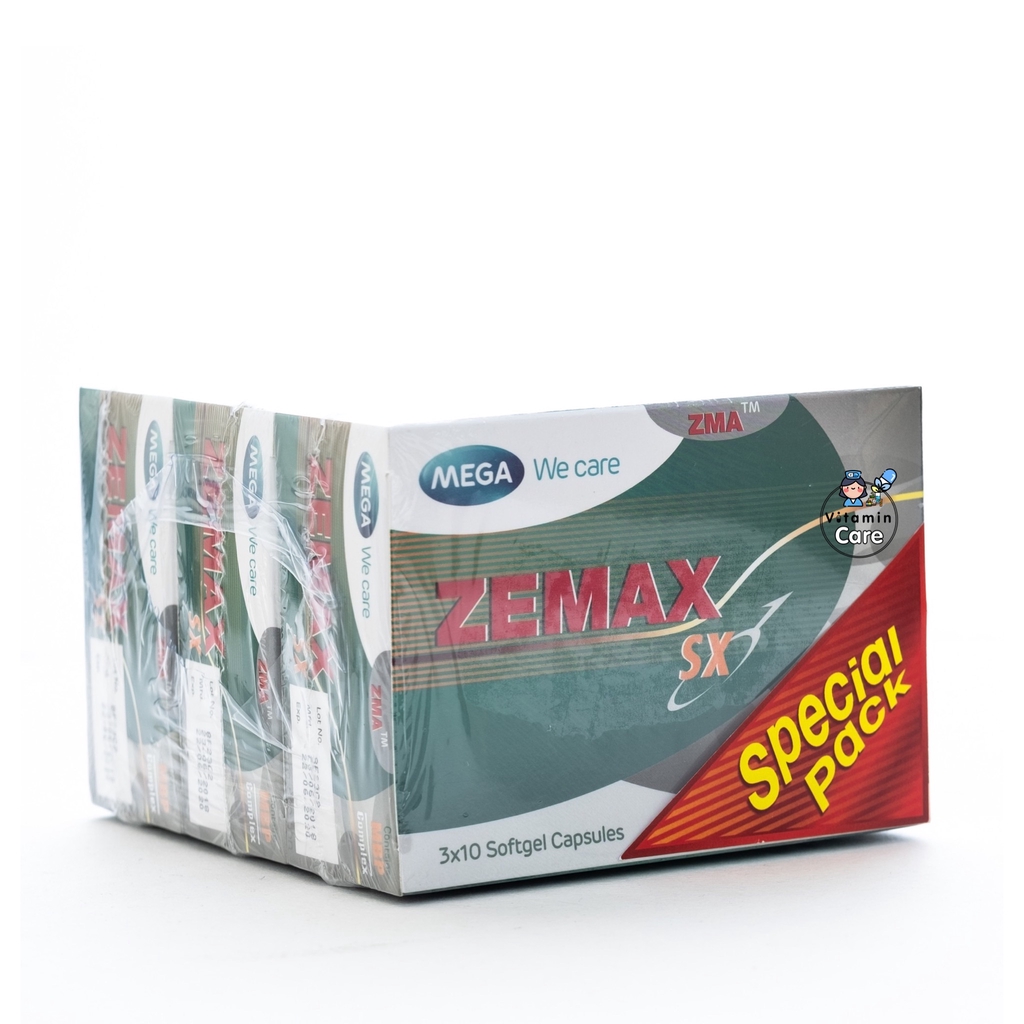 Exp.4/23 (30 แคปซูลต่อ 1 กล่อง) Mega We Care Zemax SX - vitamincare888 ...