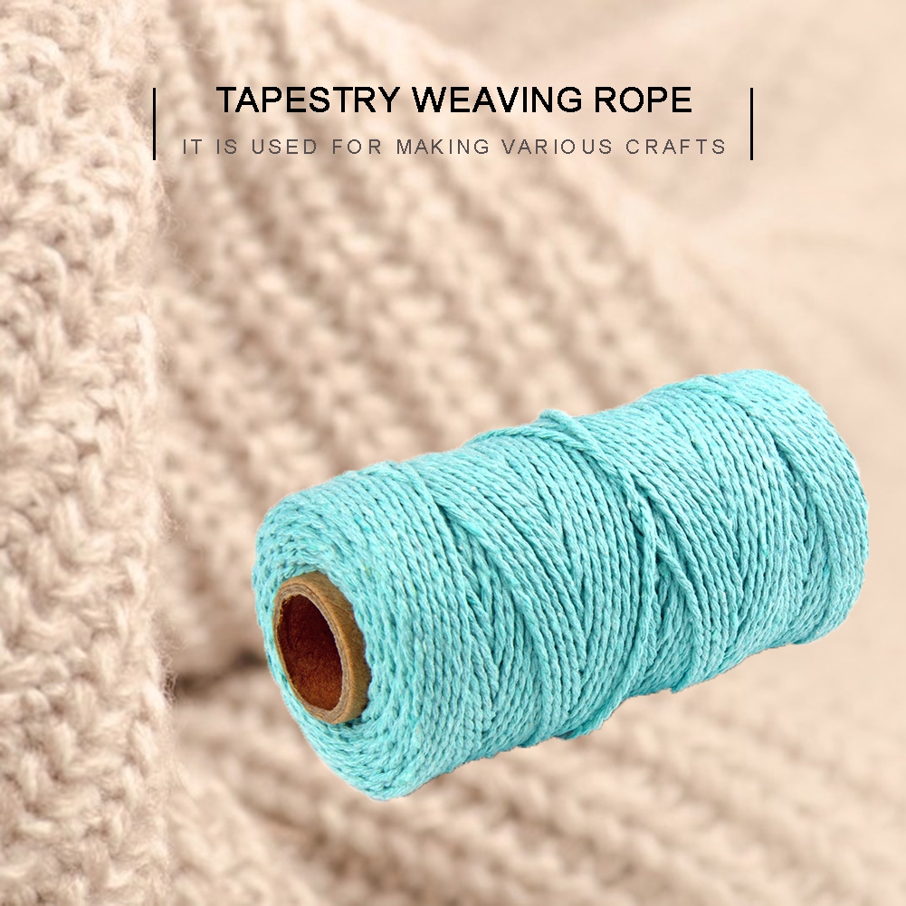 Cotton Rope Colorful Twisted String DIY Craft Cord Tapestry Rope Home ...