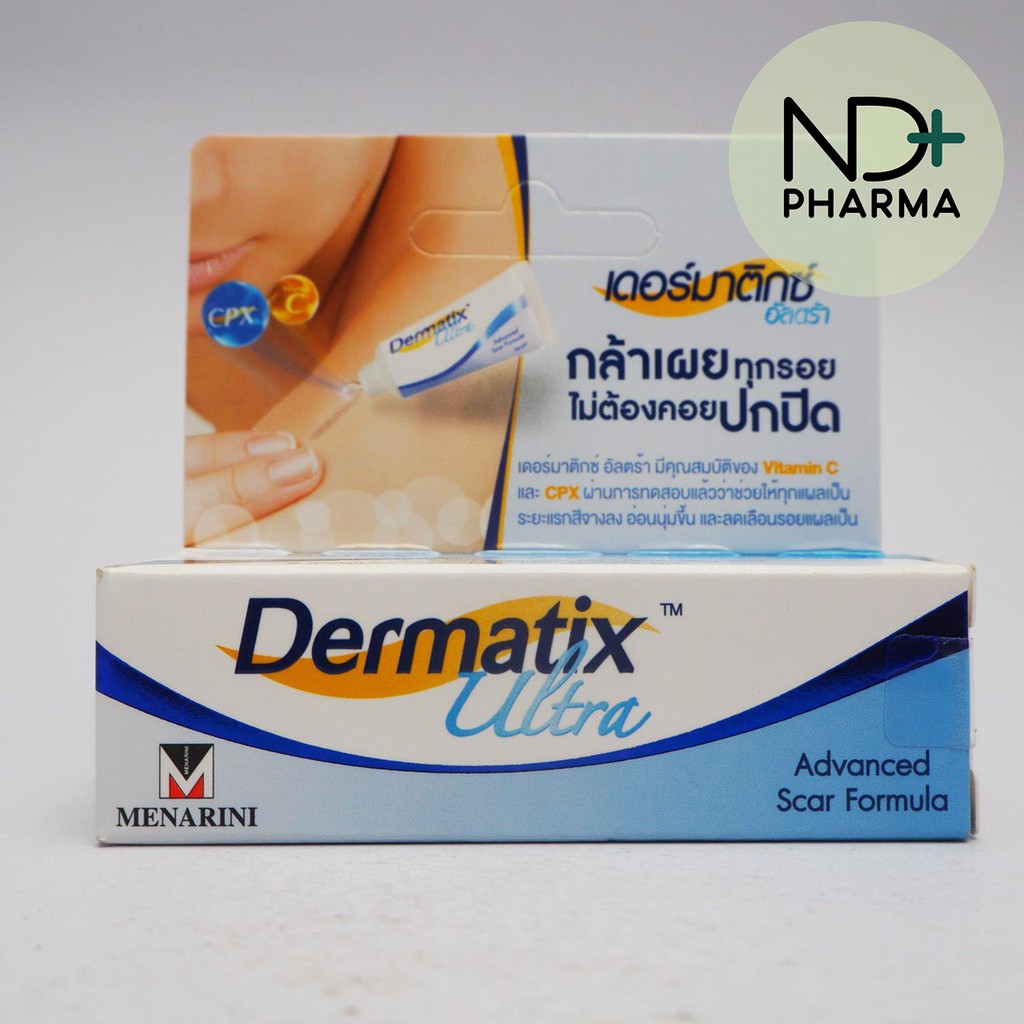 Dermatix Ultra Gel 5 กรัม เดอมาติก อัลตร้าเจล ทาแผลเป็นลดเลือนรอย