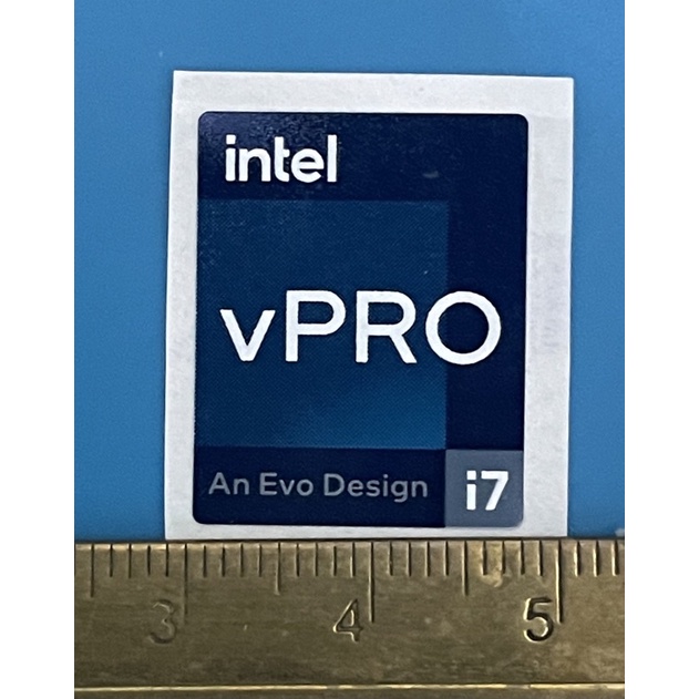 สติกเกอร์โลโก้ ขนาดเล็ก สําหรับ Intel core i5 vpro 11 12th gen ori ...