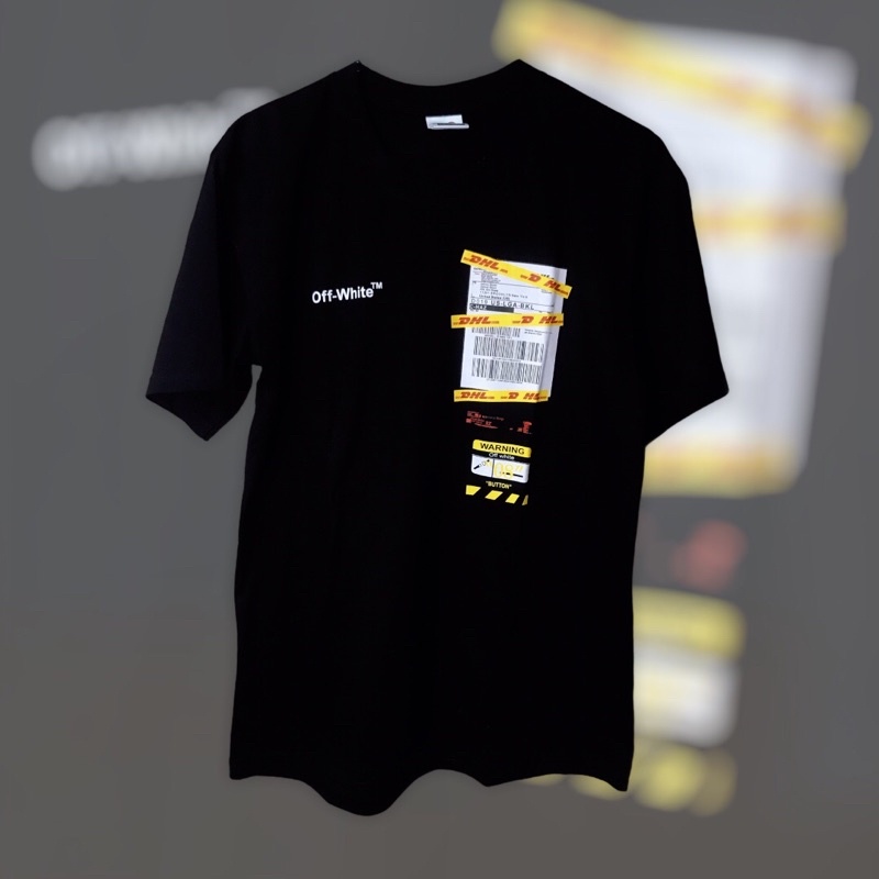เสื้อOff white DHL เต็มหน้าหลัง พร้อมส่ง ชาย-หญิง - teensoption - ThaiPick