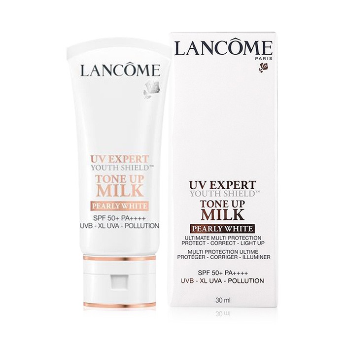 Lancome UV Expert Youth Shield Tone Up Milk Ultimate Multi Protection SPF 50+ PA++++ Pearly ...
