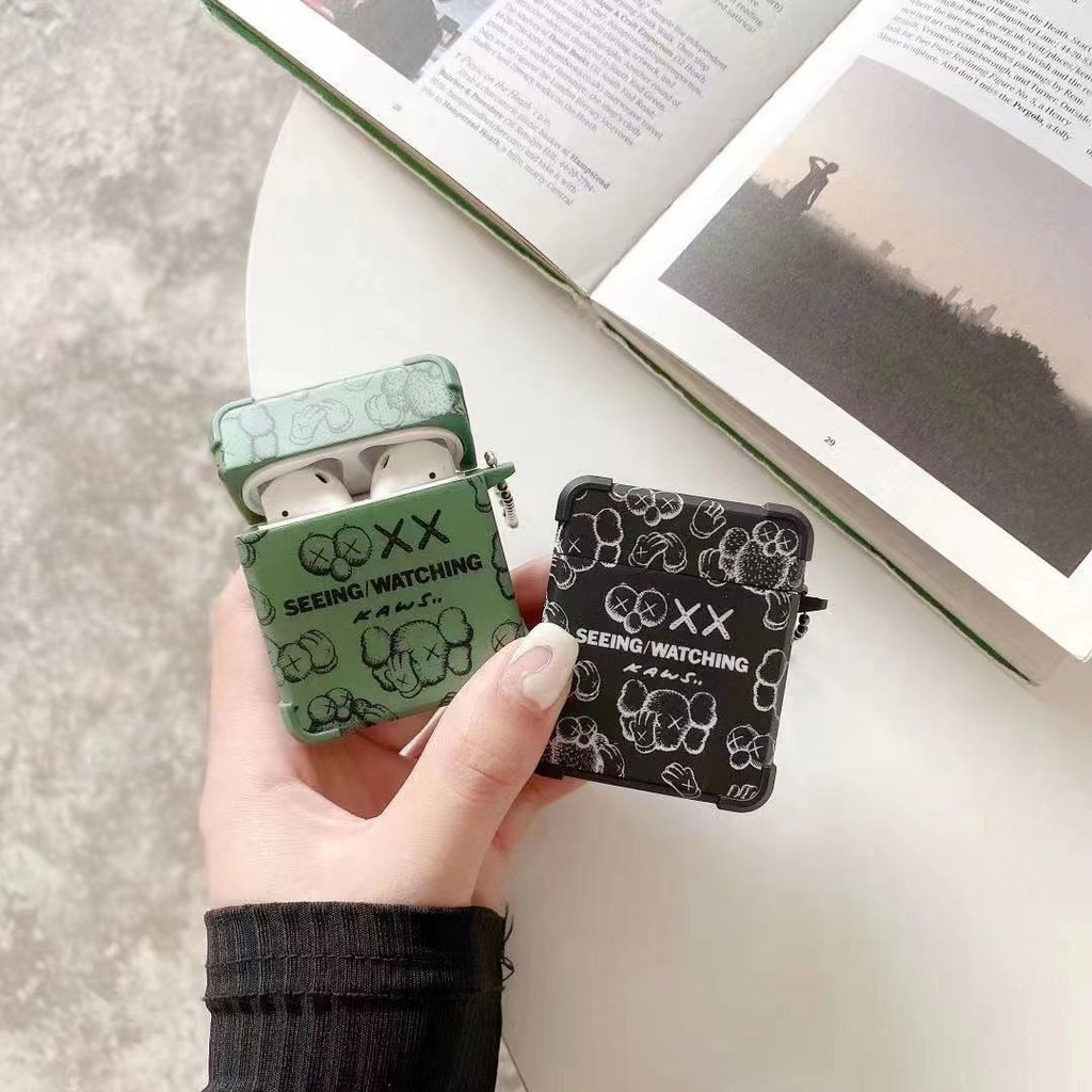 เคส Airpods pro 1 2 กระแสน้ำยี่ห้อ บุคลิกภาพ kaws กันตก ไม่จางหาย วัสดุ ...