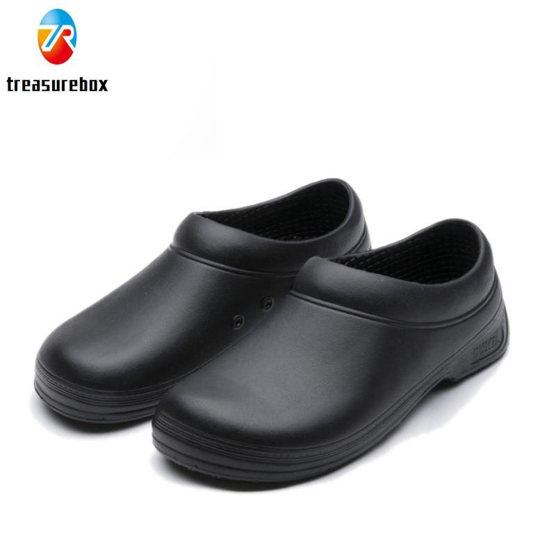 Men Chef Shoes Kitchen Safety Cook Shoes OilWater Proof Wear Resistant ...