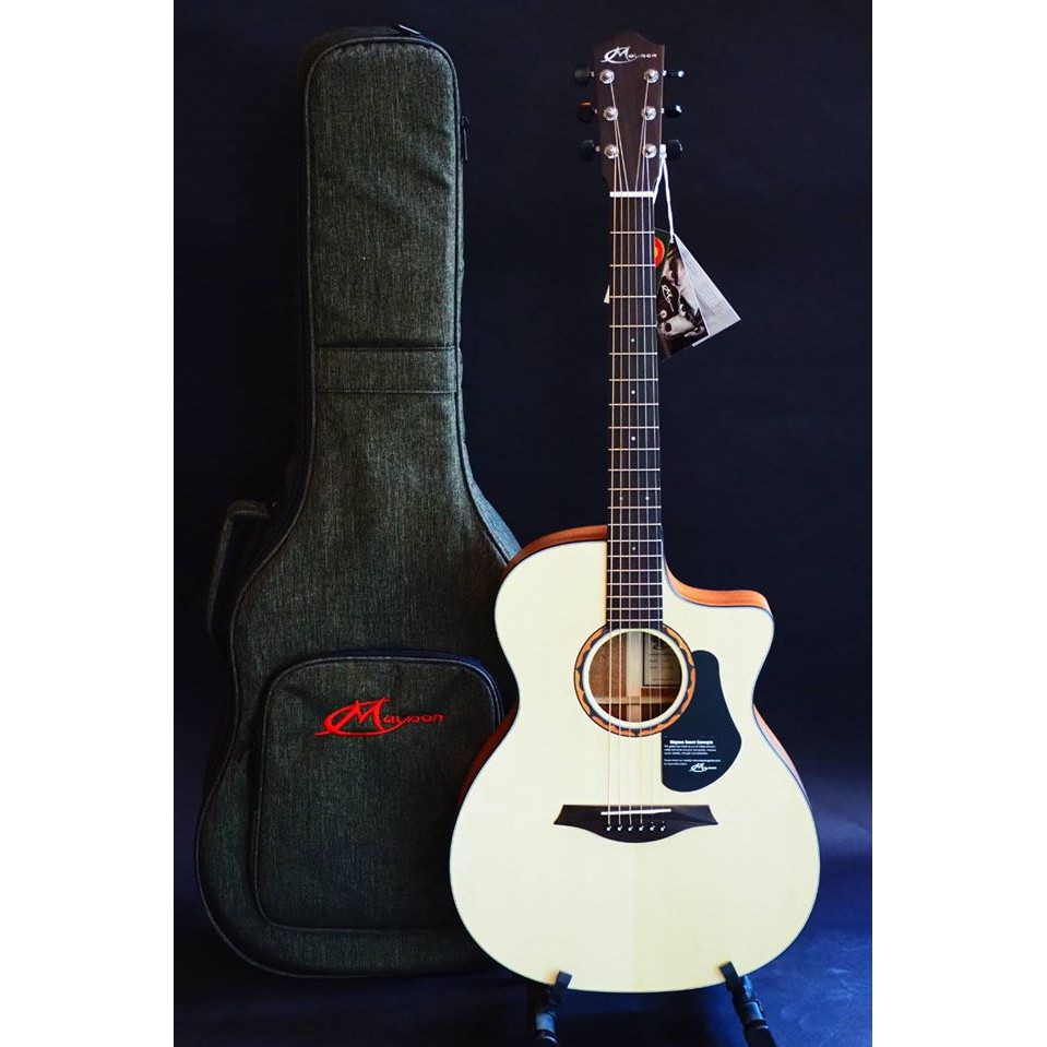 กีตาร์โปร่งไม้หน้าแท้ขายดีที่สุด Mayson รุ่น Alpha 3 จากเจ้าของ Best Acoustic Guitar of the year ...