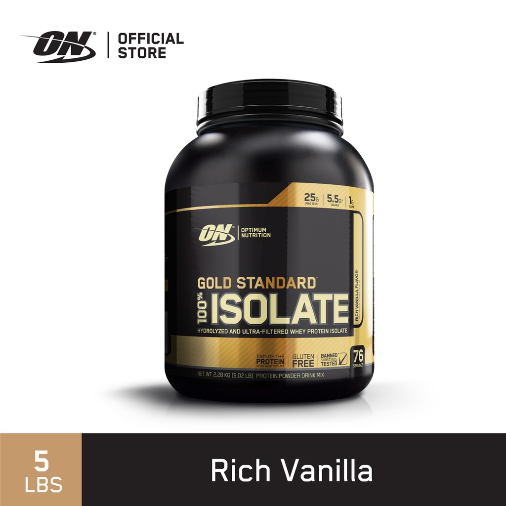 ส่งฟรี Optimum Nutrition Gold Standard Isolate Whey Protein 5.2 Lb เวย์ ...