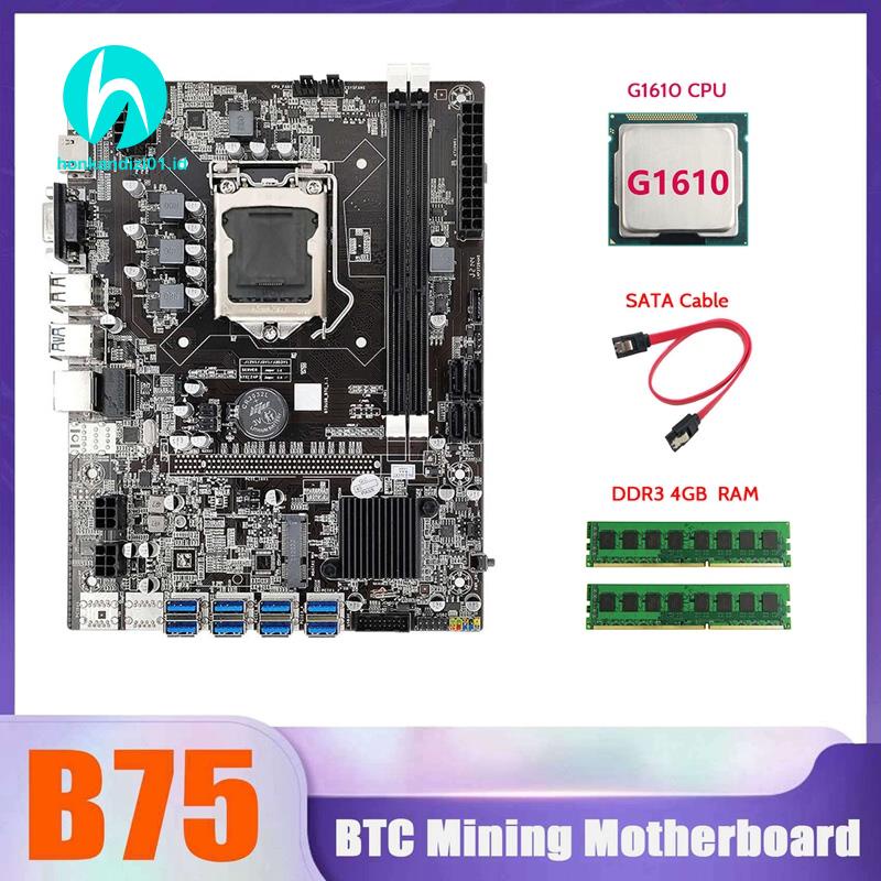 สายเคเบิ้ล Usb G1610 CPU 2XDDR3 4GB RAM SATA สําหรับรถจักรยานยนต์ 8 ...