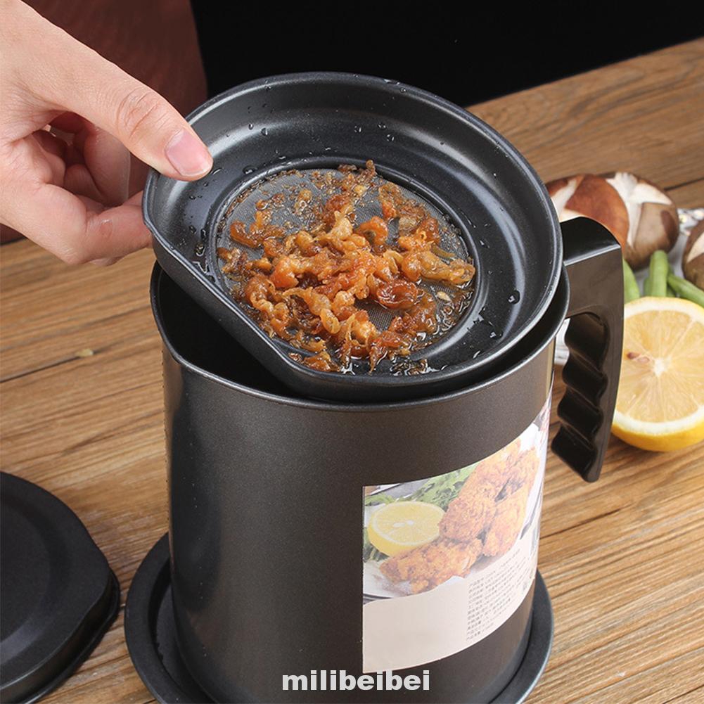 1.3L Cooking Kitchen Tool Leakproof Multifunction Stainless Steel Oil ...