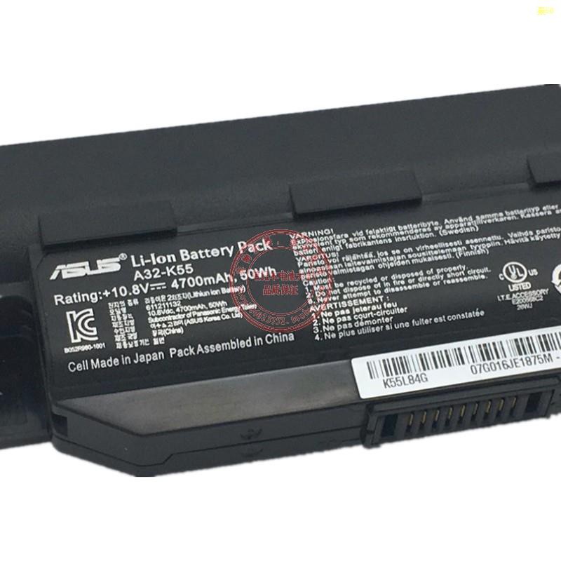 Original ASUS X45V K45VD P45V X55V A55V A85V K55V แบตเตอรี่แล็ปท็อป A32 ...