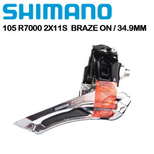 Shimano 105 FD R7000 Front Derailleur 2x11 Speed Rode Bike Braze On ...