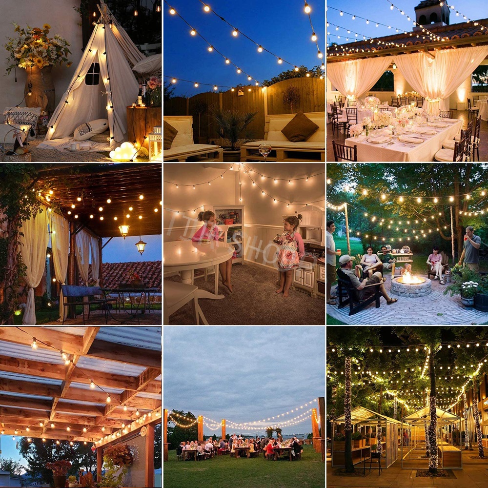 ET.LIGHT หลอด LED ทรงปิงปองใส 3W ขั้ว E27 สำหรับประดับตกแต่ง งานเทศกาล ...