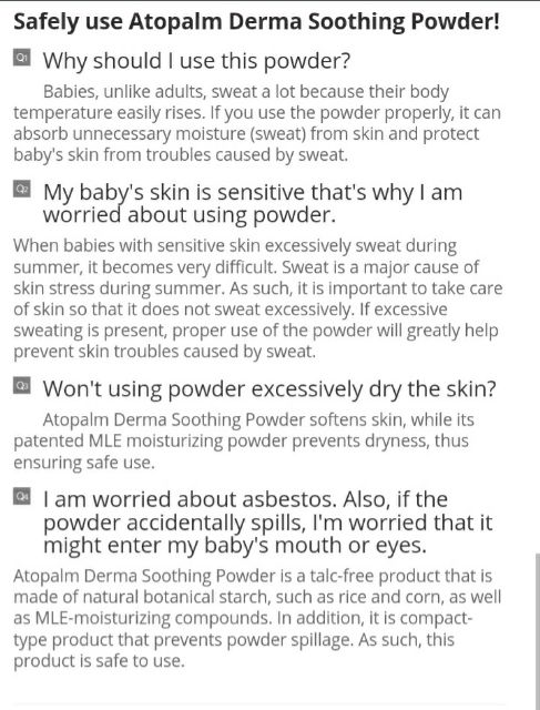 ATOPALM Derma Soothing Powder 23g พร้อมส่ง - panut.a - ThaiPick