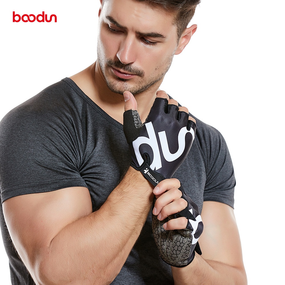 boodunถุงมือกันลื่นกันมือเจ็บมือด้านปั่นจักรยานฟิตเนต - koongnongfifa - ThaiPick