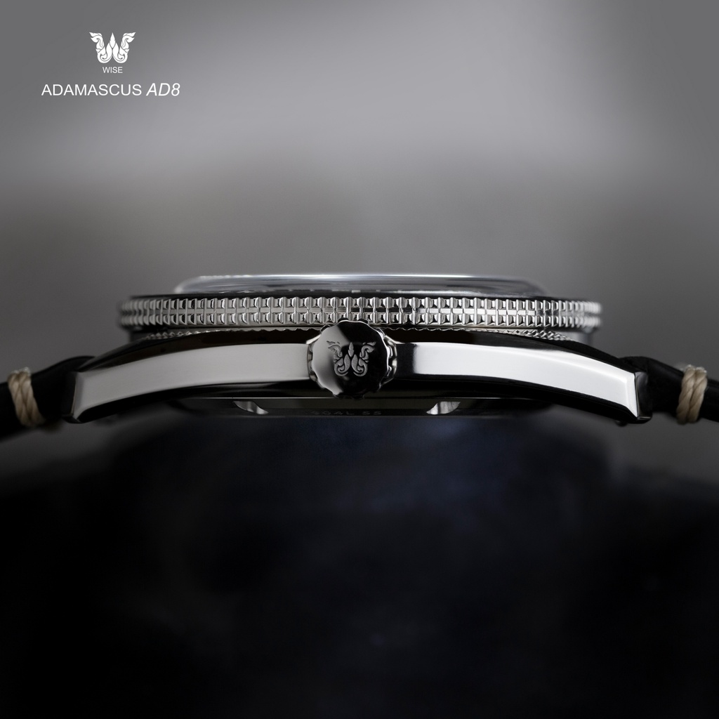 WISE Adamascus AD8 Stainless 904L รุ่น AD820A นาฬิกาข้อมือผู้ชาย ...