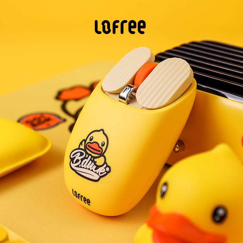 Lofree Little Yellow Duck Wireless Mouse Bluetooth Rechargeable Girl ...