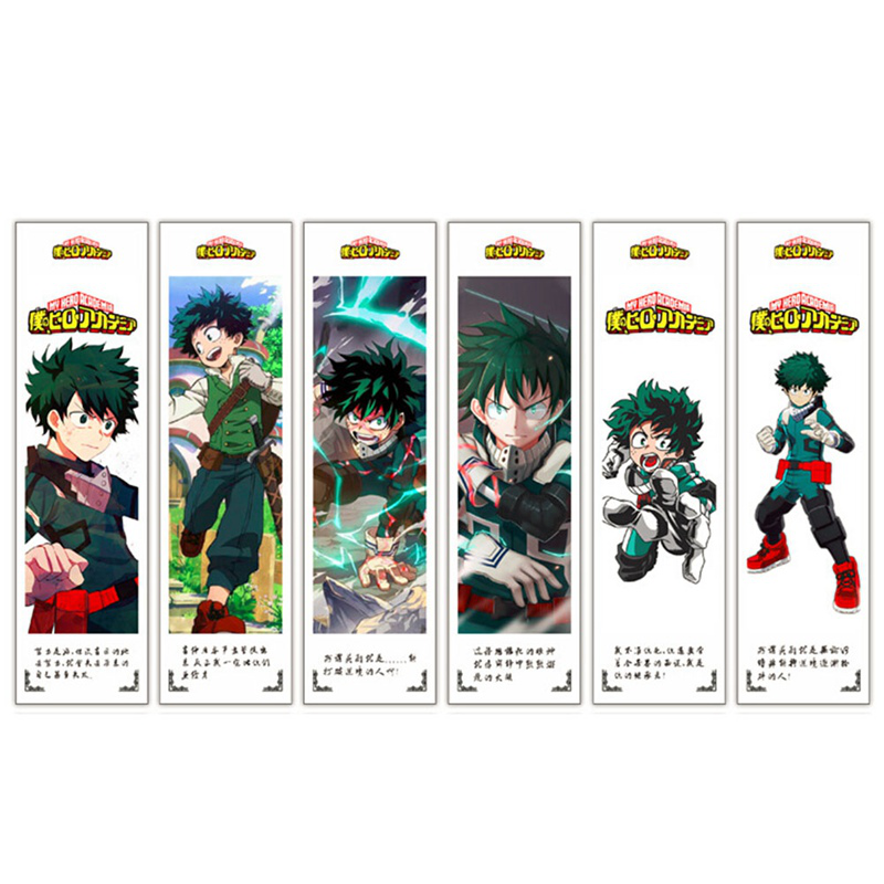 ชุดเครื่องเขียน สติกเกอร์ที่คั่นหนังสือ ลายการ์ตูนอนิเมะ My Hero ...
