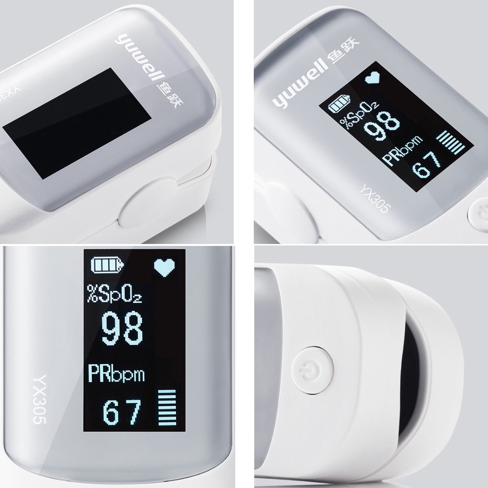Original Xiaomi Yuwell Yx305 เครื่องวัดออกซิเจนในเลือดหน้าจอดิจิตอล ...