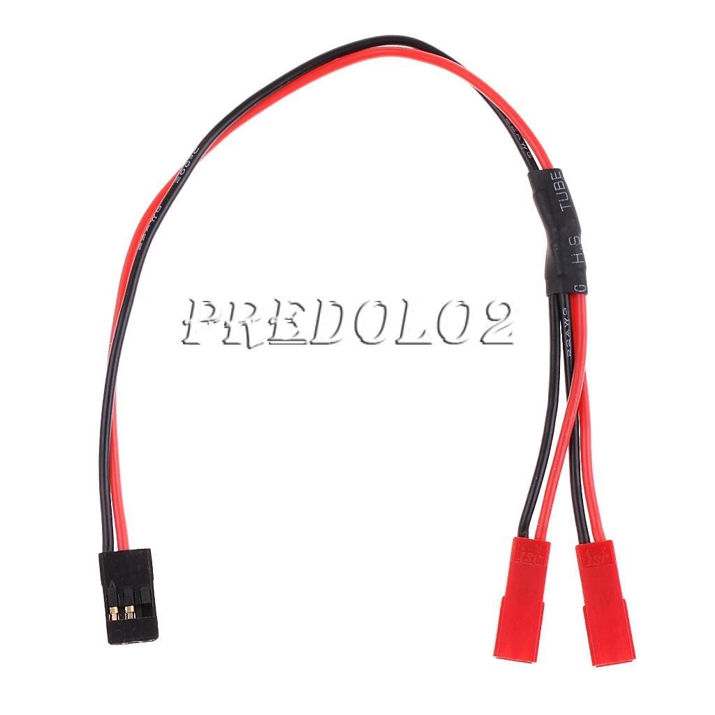 Jr 1 Male To Jst 2 Female Y Plug Wire Splitter สายเคเบิ้ล Rc อะไหล่ 9 ...