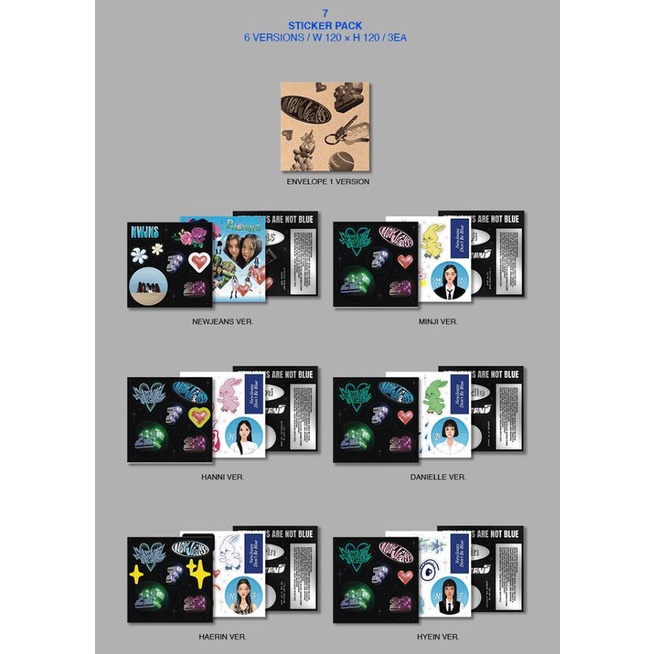 พร้อมส่งหลายปก NewJeans 1st EP New Jeans Bluebook ver. Weverse Albums ver. - touchdao_shop ...